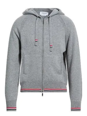 Thom Browne Cashmere Zip-up Cardigan - Grey