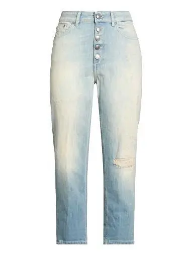 DONDUP High Waisted Boyfriend Jeans - Blue