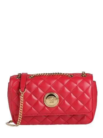 Versace Lambskin Quilted Crossbody Bag - Red
