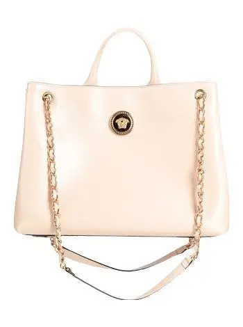 Versace Handbag In Calfskin And Lambskin - Pink