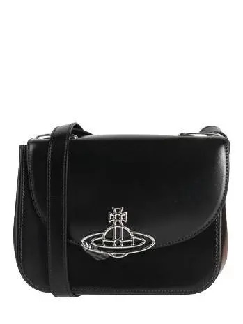 VIVIENNE WESTWOOD Leather Crossbody Bag - Black