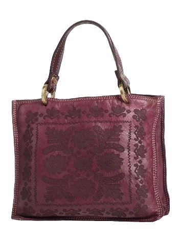 CATERINA LUCCHI Calfskin Shopper Bag - Plum