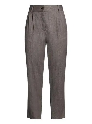 Dolce & Gabbana Virgin Wool Blend Tapered Pants - Grey