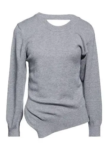 VICOLO Sweater With Cutout Detail - Grey