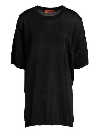 Missoni Viscose & Metallic Fiber Knit Sweater - Black
