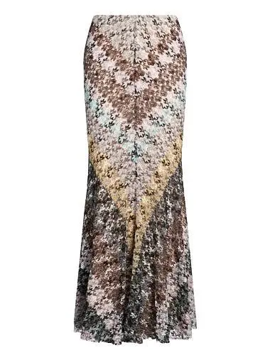 Missoni Maxi Skirt In Viscose And Metallic Fiber - Brown