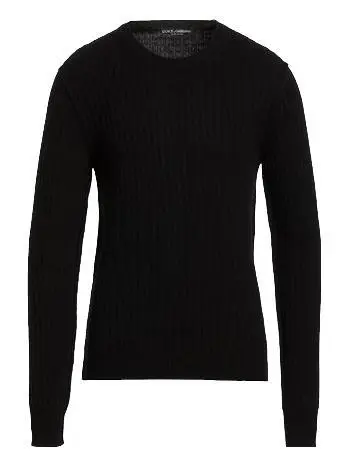 Dolce & Gabbana Cashmere Crewneck Sweater - Black