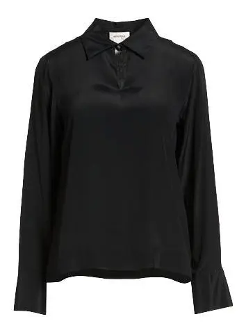 OTTOD'AME Acetate And Silk Long Sleeve Shirt - Black