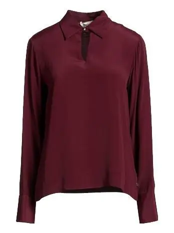OTTOD'AME Acetate And Silk Long Sleeve Shirt - Red