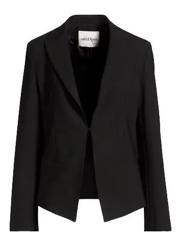 OTTOD'AME Single-breasted Blazer - Black