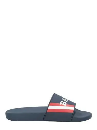 Bally Multicolor Rubber Pool Slides - Navy