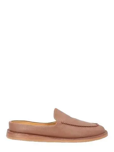 Bally Goat Skin Mules - Tan