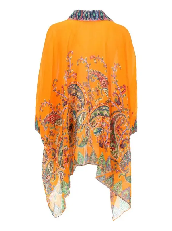 Etro Printed Kaftan - Orange