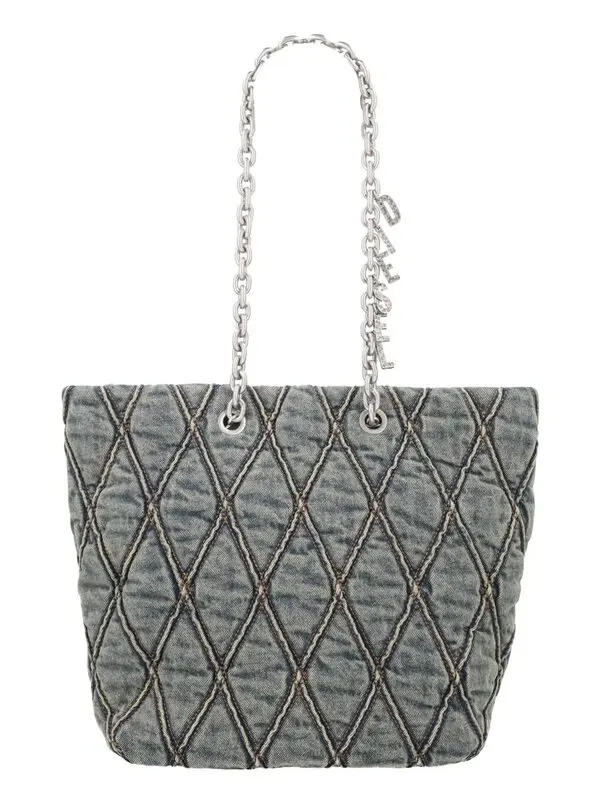 DIESEL® Charm D Medium Shopper Bag - Denim
