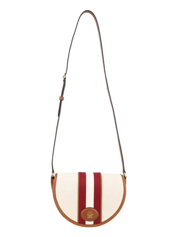Bally Sign Round Bag - Ivory