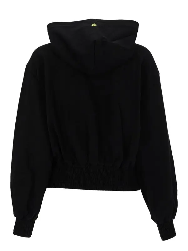 BARROW Zip-up Hooded Sweatshirt - Black