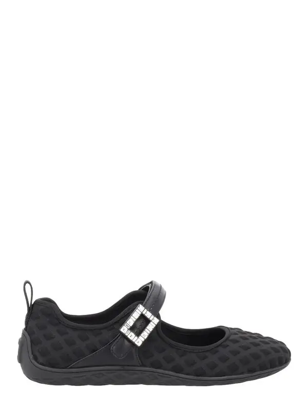 ROGER VIVIER Ballerina Viv Low Flats - Black