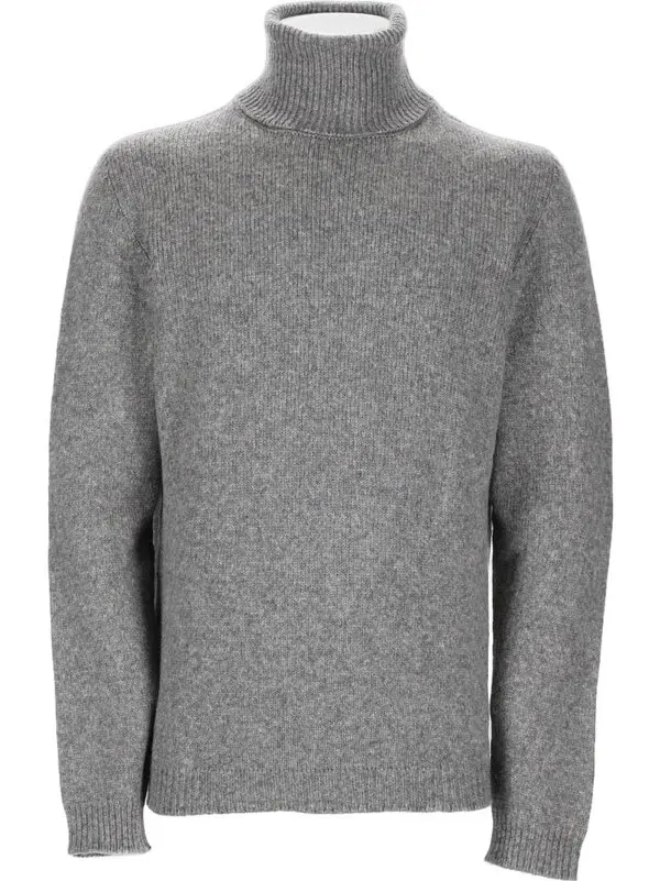 ROBERTO COLLINA Ribbed Turtleneck Sweater - Multicolour