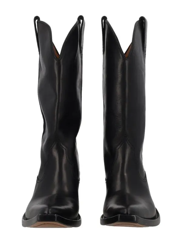 MAISON MARGIELA Western Heel Less Boots - Black