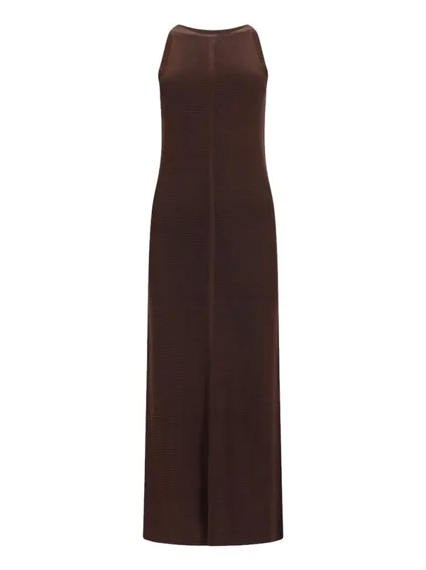 Loulou De Saison Pablo Long Dress - Brown
