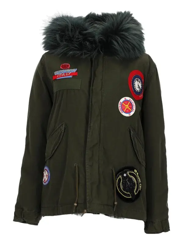 Mr & Mrs Italy Patches Logo Parka - Multicolour