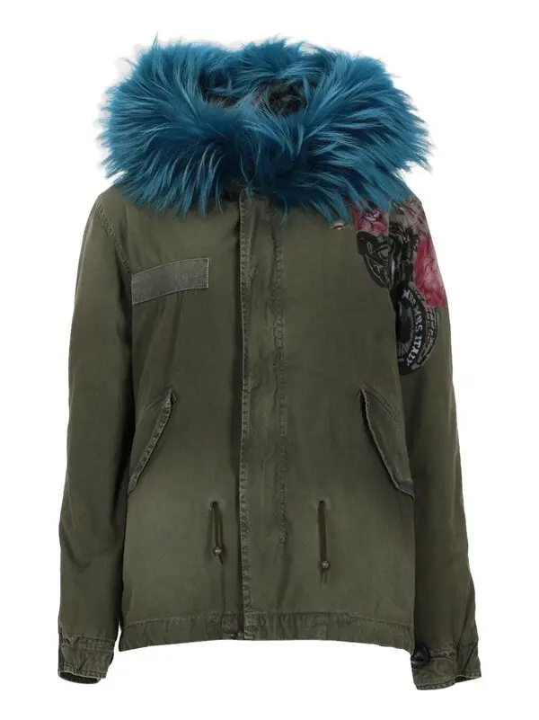 Mr & Mrs Italy Parka With Fur Hood - Multicolour