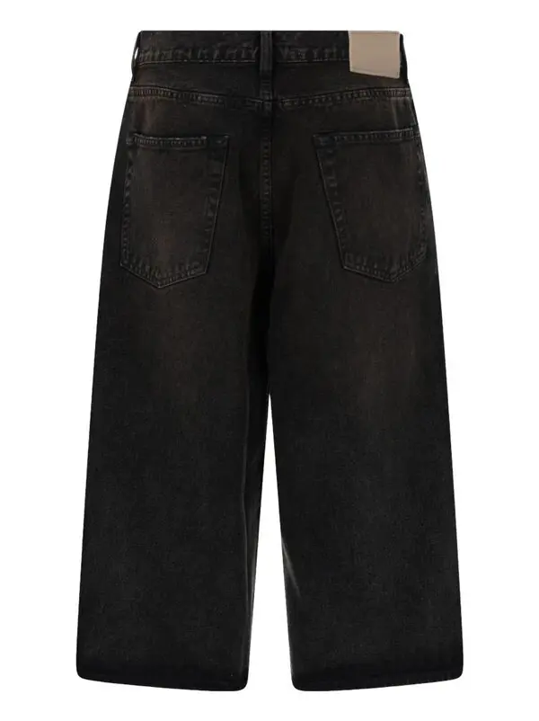 Our Legacy Capri Cut Relaxed Fit Cotton Jeans - Green