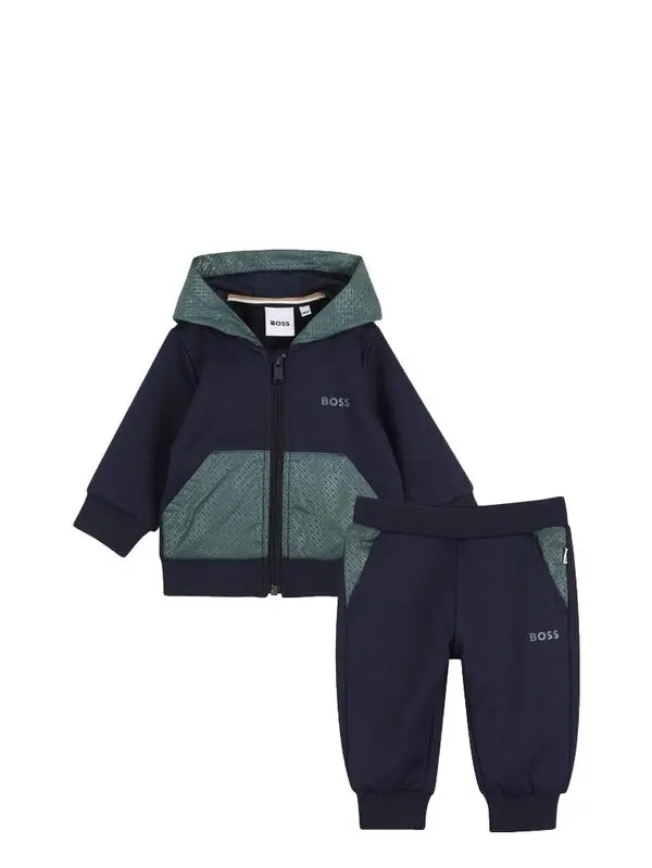 BOSS Two-piece Logo Tracksuit - Blue