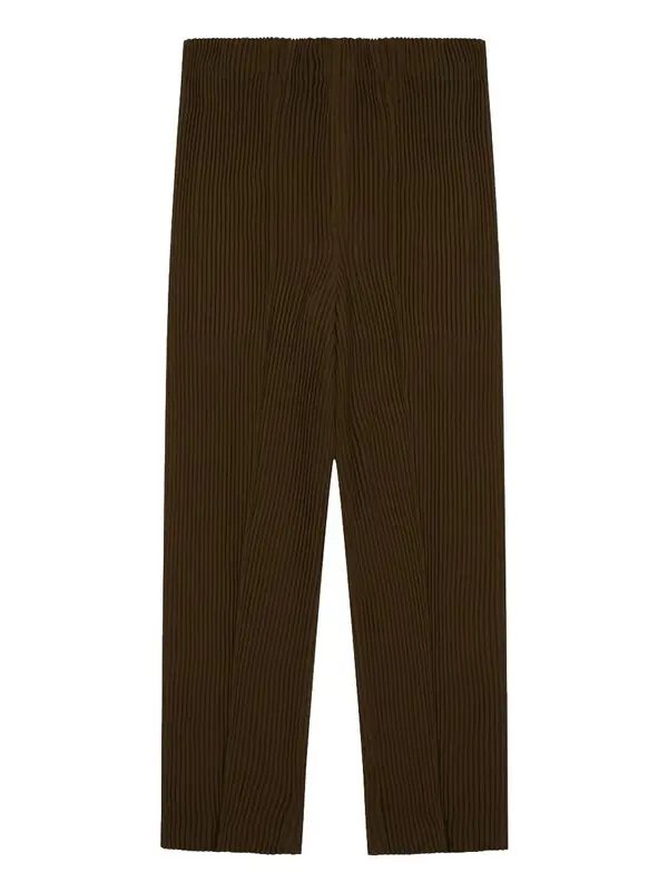 Issey Miyake Pleated Trousers - Brown
