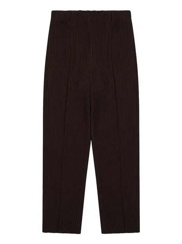Issey Miyake Pleated Trousers - Brown
