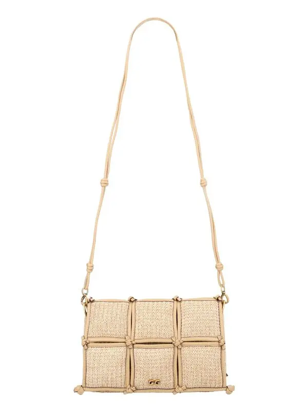 Cult Gaia Raffia Bag - Beige
