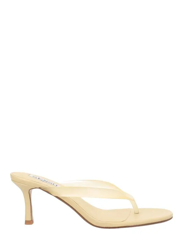 Senso Thong Heeled Sandals - Yellow
