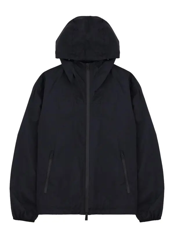 Emporio Armani Zip-up Hooded Jacket - Blue