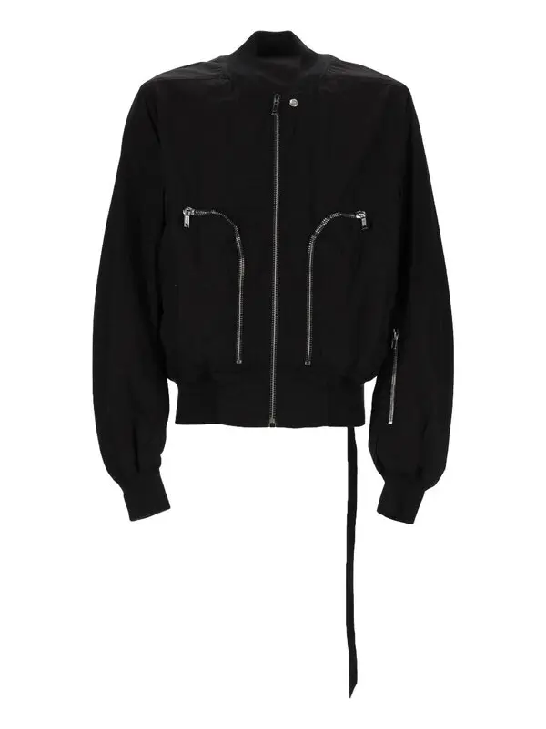 Rick Owens Bauhaus Flight Bomber Jacket - Black