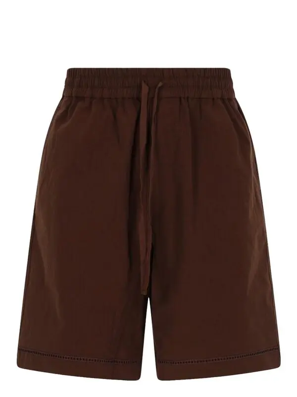 Drole De Monsieur Jour Echelle Regular Fit Shorts - Brown