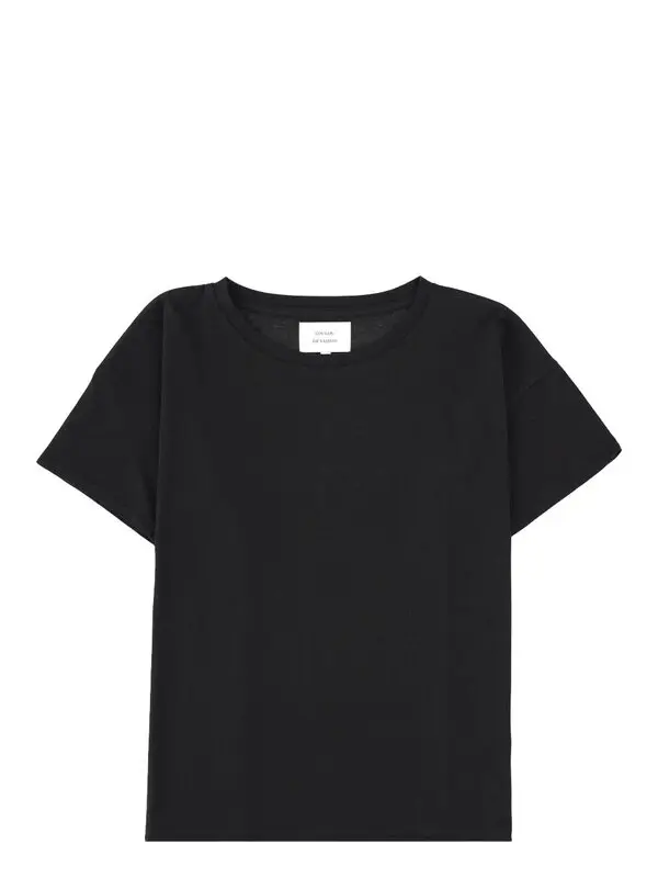 Loulou De Saison Basiluzzo" Boxy Fit T-shirt - Black