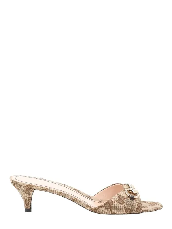 Gucci Horsebit Mules - Beige