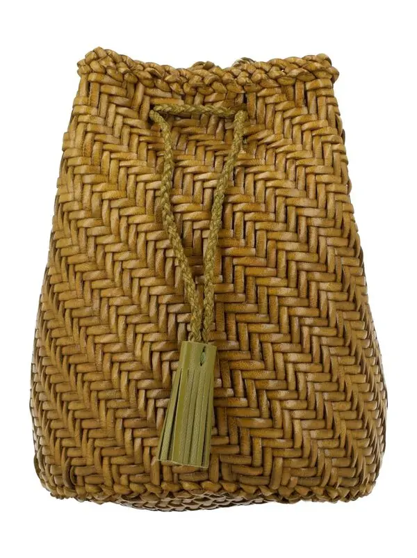 Dragon Diffusion Leather Bucket Bag - Green