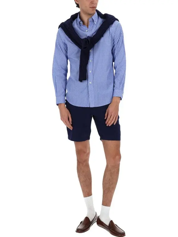 Polo Ralph Lauren Striped Button-up Shirt - Blue