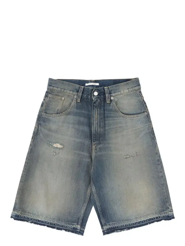 SUNFLOWER Wide Fit Shorts - Denim