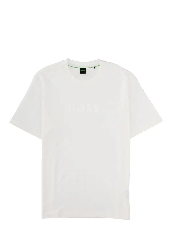 BOSS Terrace" T-shirt With Logo - White