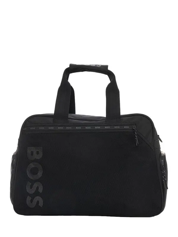 BOSS Logo Duffle Bag - Black