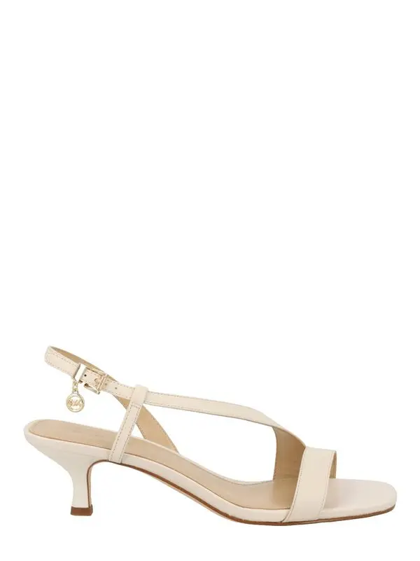 Michael Kors Jaida Heeled Sandals - Ivory