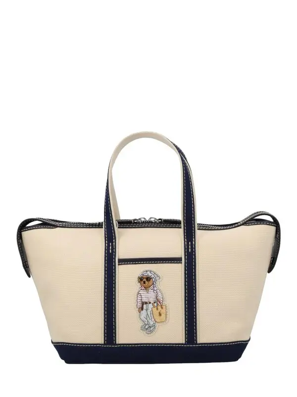 Polo Ralph Lauren Bear Mini Tote Bag - Beige
