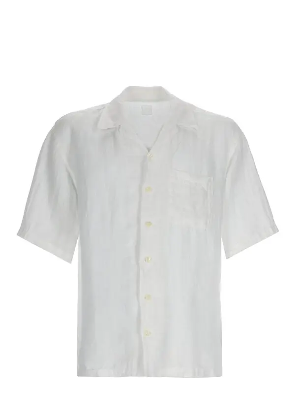 120% Lino Linen Shirt - White