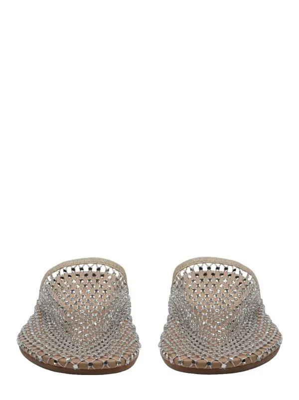 ALYSI Embellished Mule - Silver