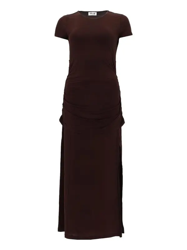 Baum Und Pferdgarten Jule" Gathered Long Dress - Brown