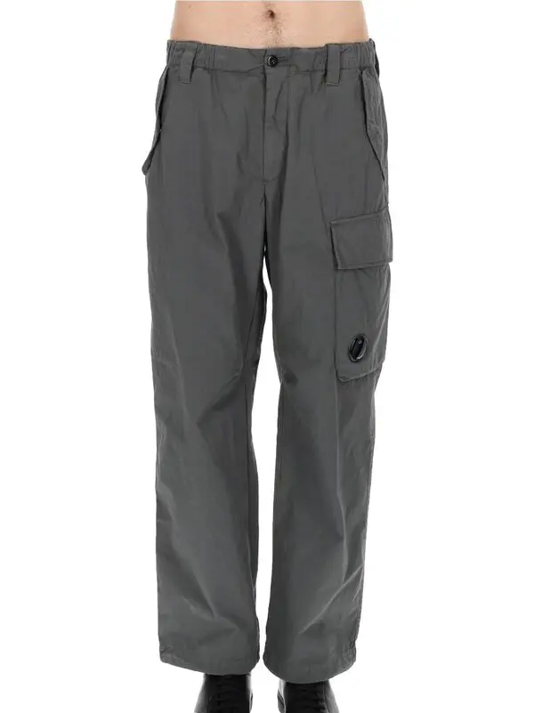 C.P. COMPANY Cotton Cargo Pants - Grey