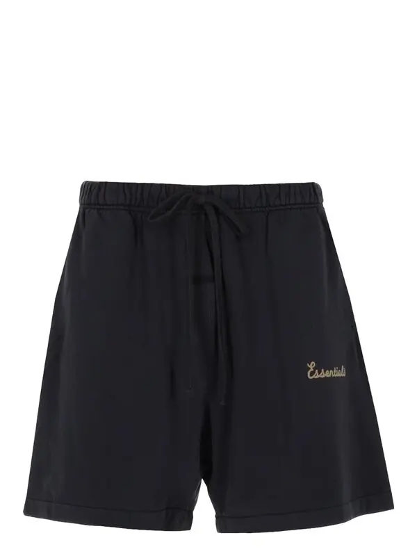 Fear Of God Drawstring Cotton Shorts - Black