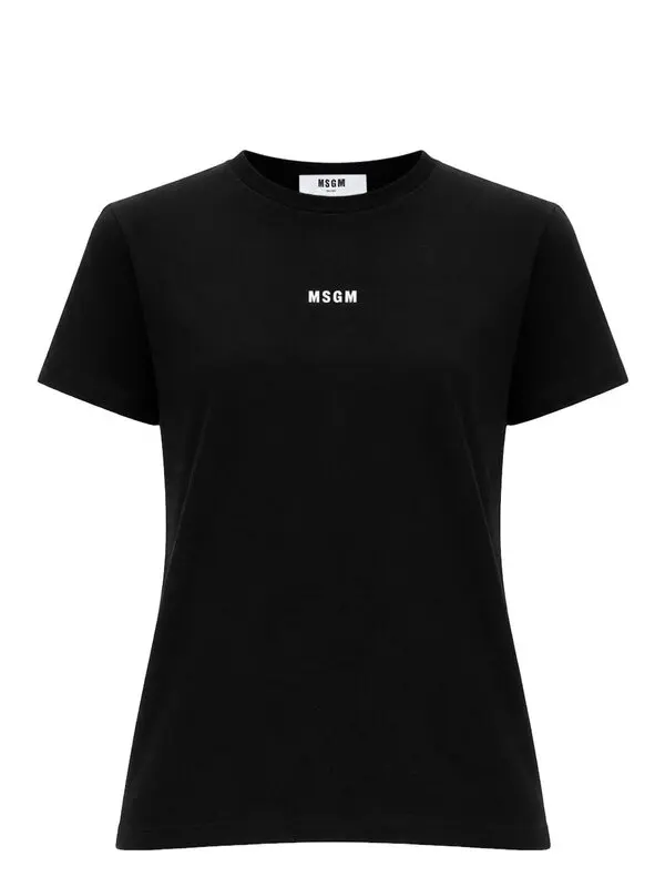 MSGM Micro Logo T-shirt - Black